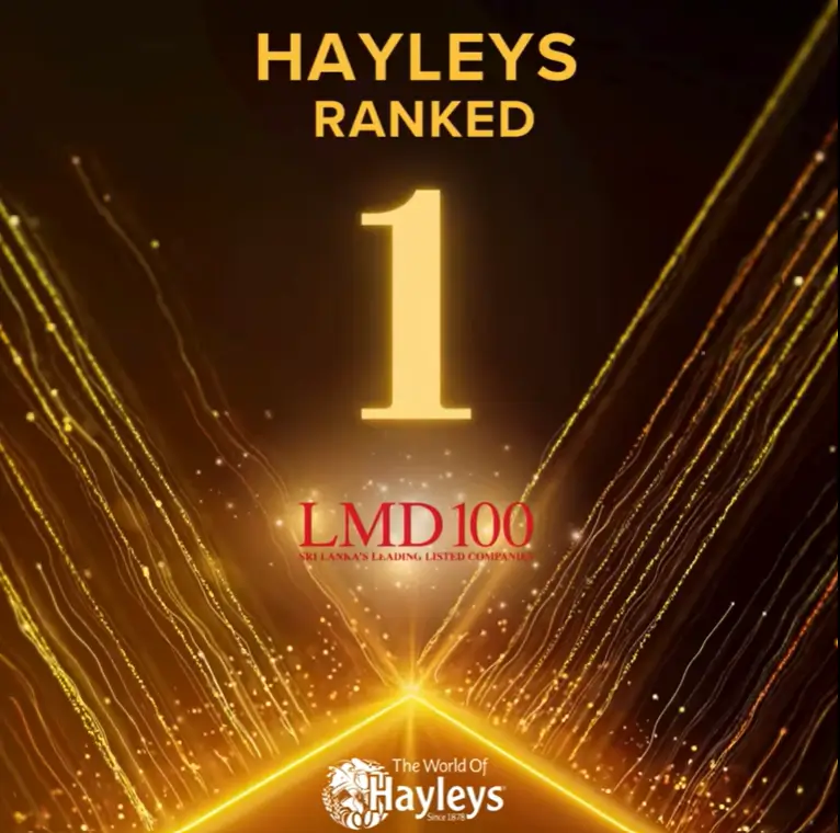 Hayleys PLC ranked Sri Lanka’s No. 1 (LMD 100 2024/25) - Hayleys PLC